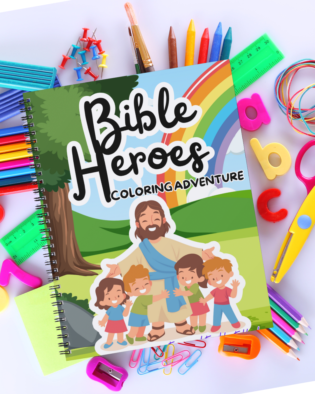 Bible Heroes Coloring Adventure – Fun and Faith-Filled Coloring Pag...