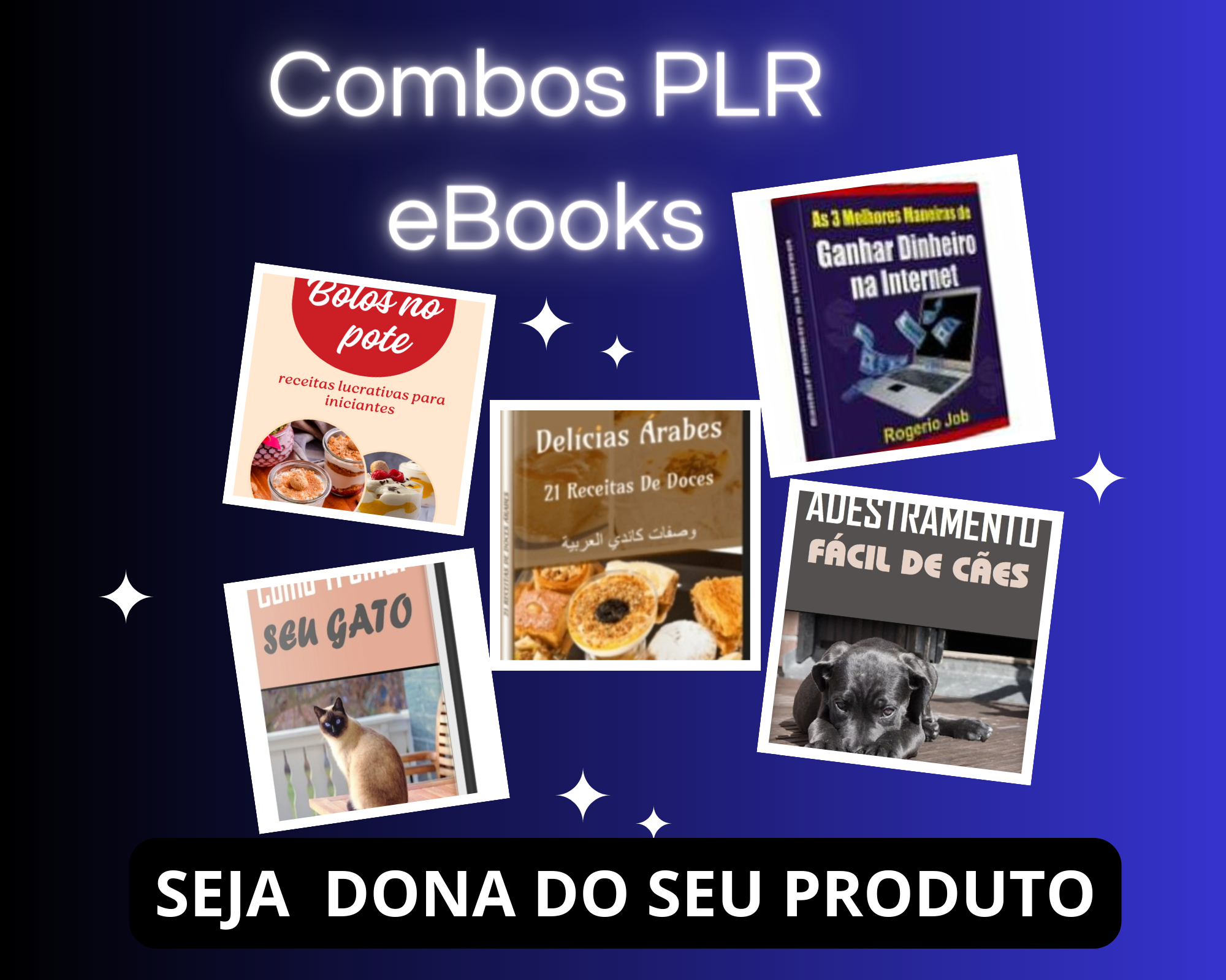 Combo PRL ebooks seja Dona do seu produto