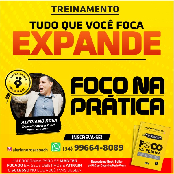 CURSO FOCO NA PRÁTICA Carga horária 16 horas de imersão [Uberlândia]