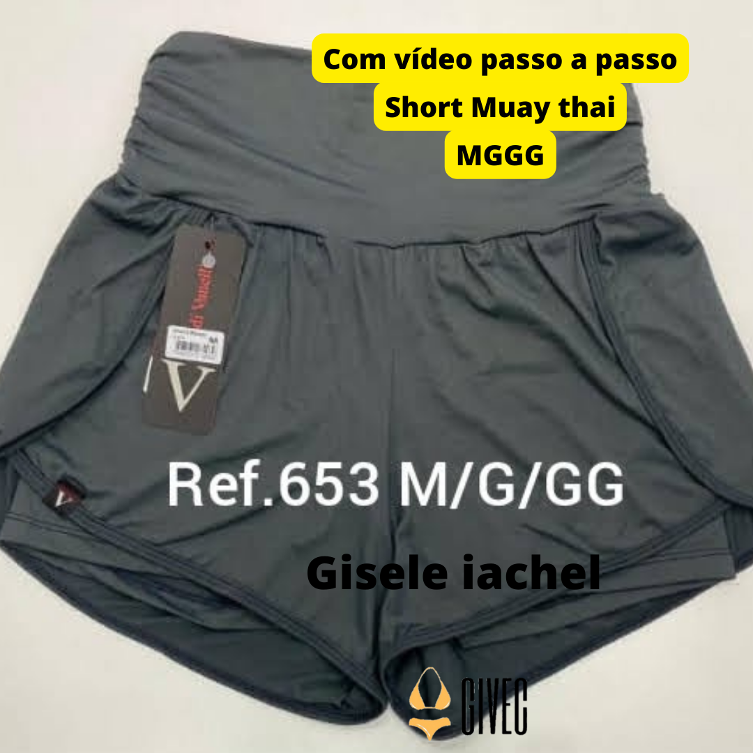 Molde Shorts Muay Thai - 653 Elvira - Gisele iachel | Hotmart