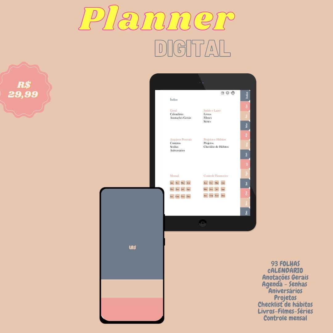 Planner 2023 - Aline de Souza Caldas | Hotmart