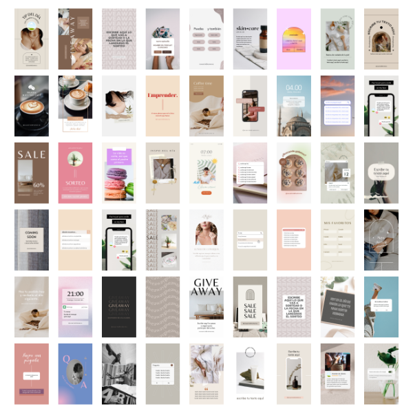 200 plantillas en Canva