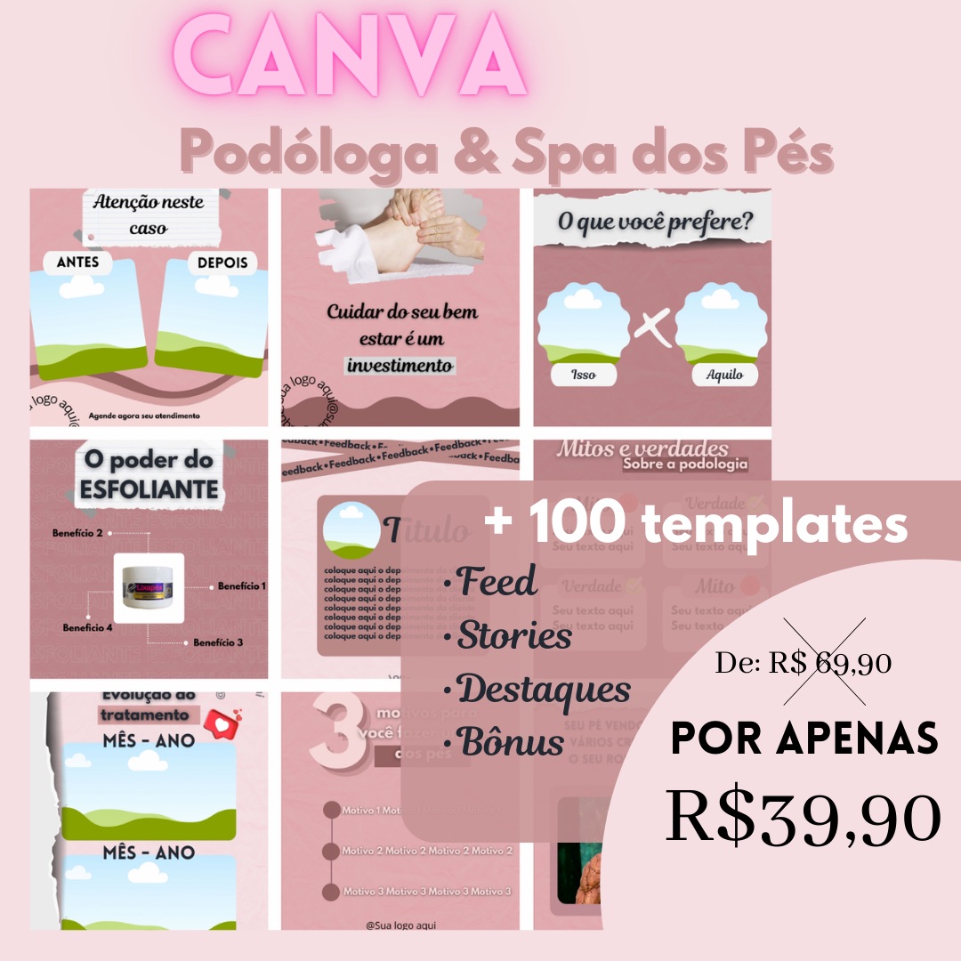 Pack Podologia e Spa dos Pés - Jennifer Coelho | Hotmart