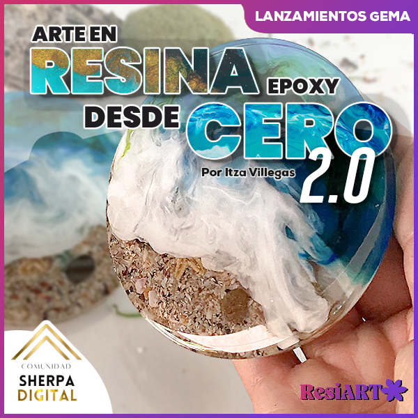 Arte en Resina Epoxy 2.0...Técnicas y Efectos - Resiart | Hotmart