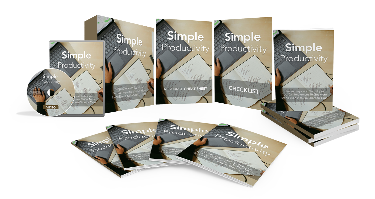 How To Be Productive -- Simple Productivity