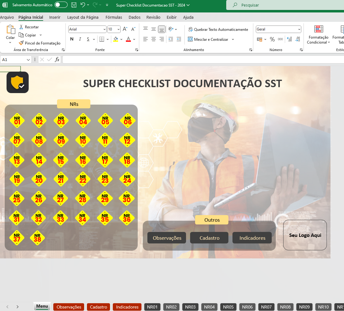 Super-Checklist Documentação Obrigatória de SST + 2 Bônus - Herber...