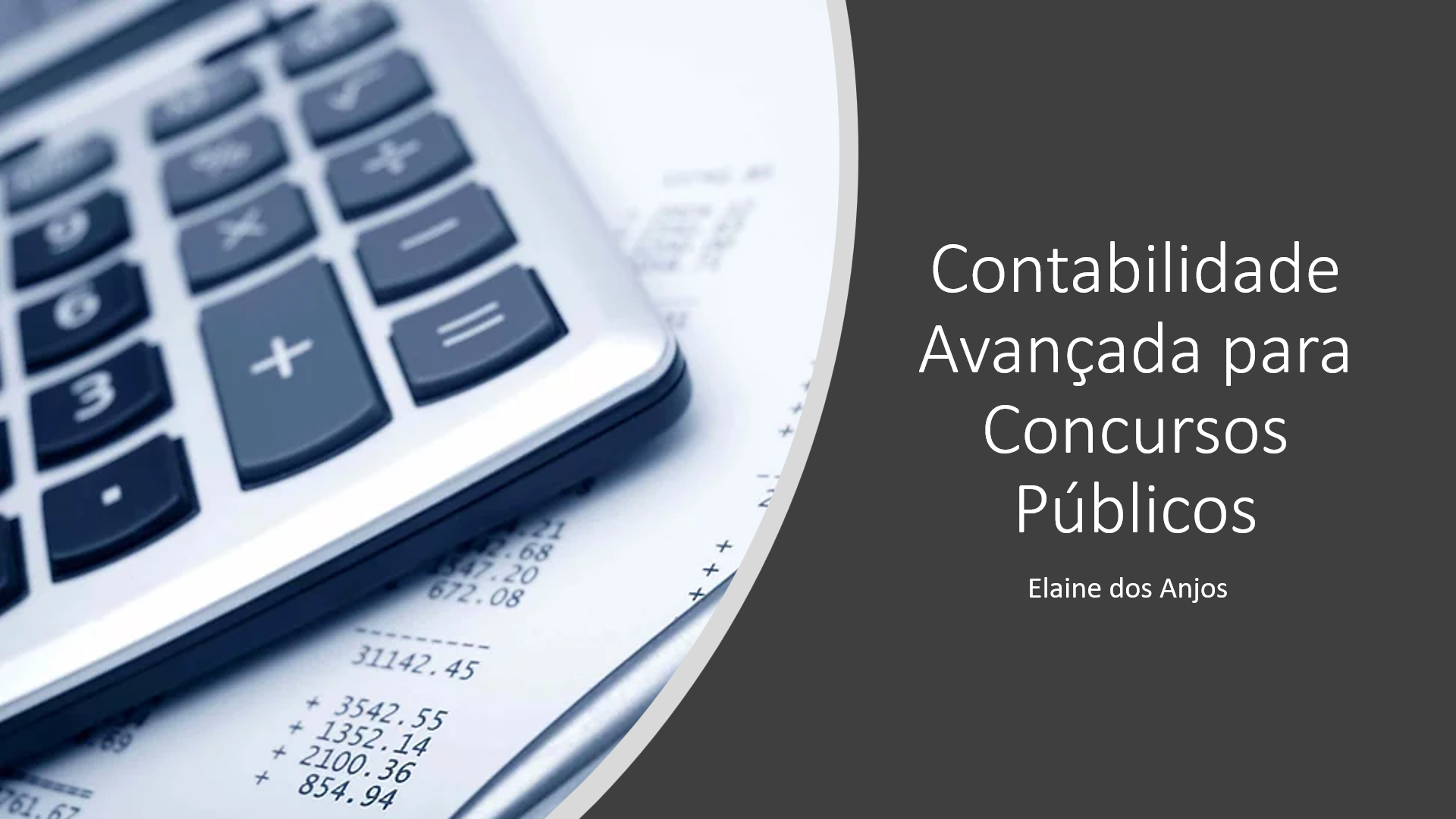 Curso de Contabilidade Avançada para Concursos Públicos