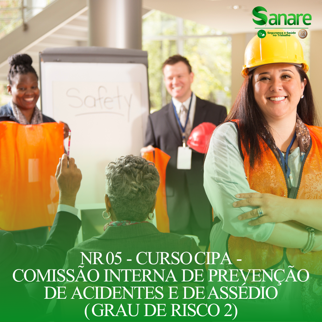 NR 05 - CURSO CIPA - COMISSÃO INTERNA DE PREVENÇÃO DE ACIDENTES E D...