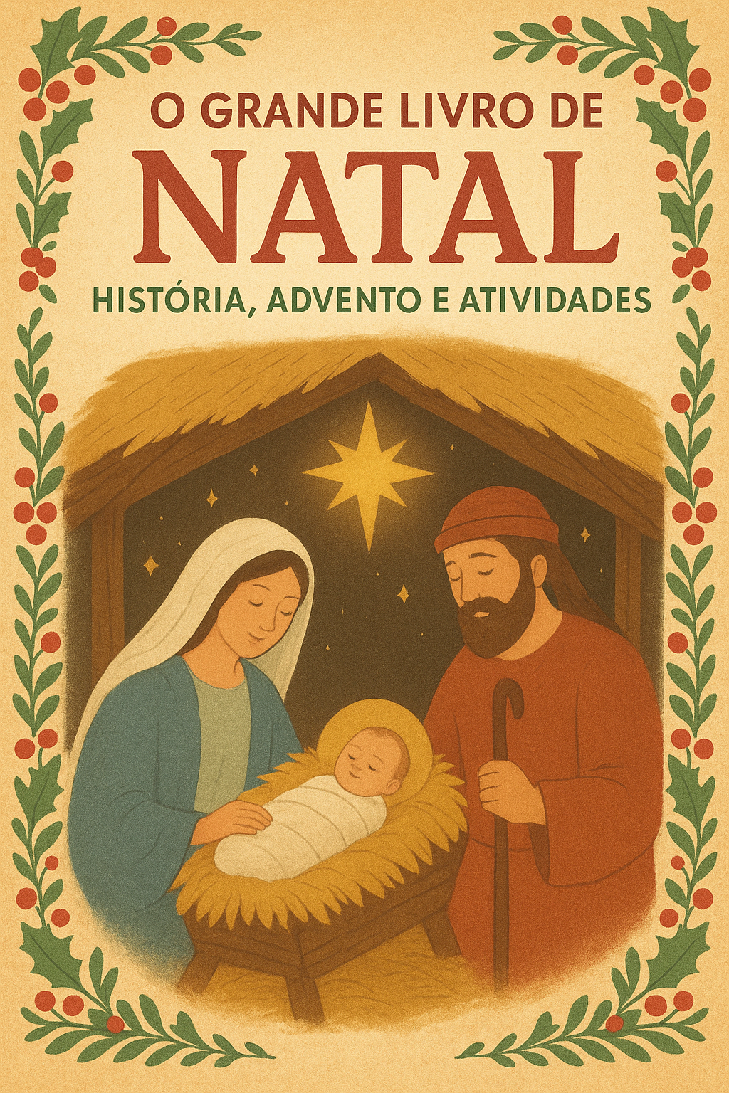 O Grande Livro de Natal: História, Advento e Atividades - Maria Isa...