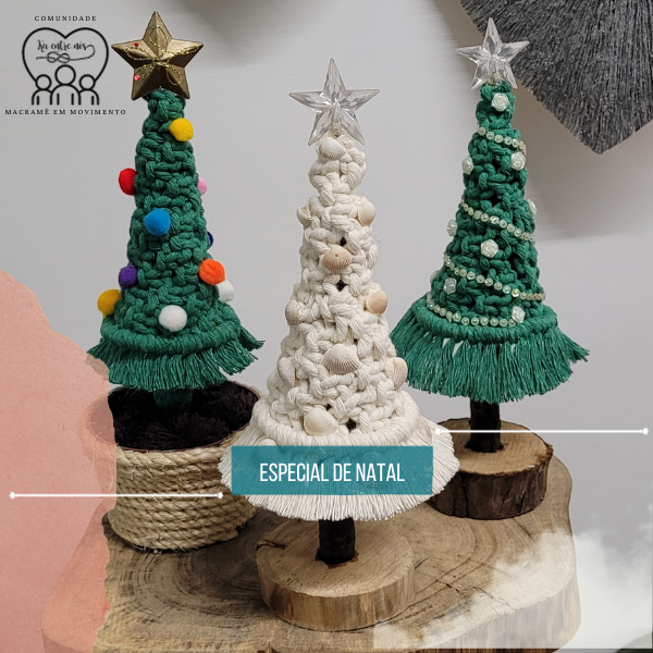 Macramê especial de Natal - Ka entre nós