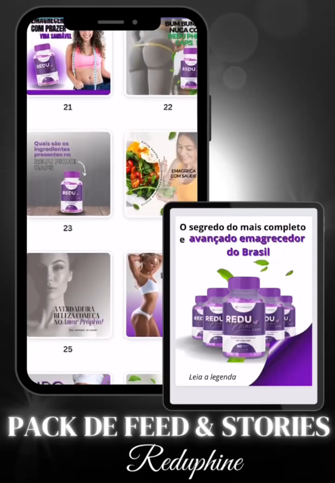 PACK PREMIUM REDUPHINE - PLR - Marília Trindade Veras | Hotmart