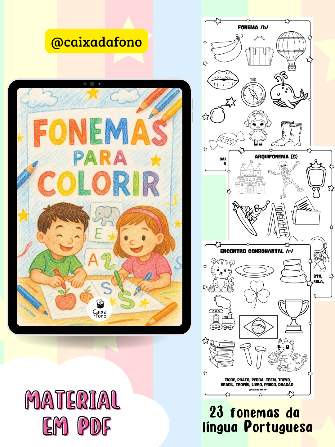 Fonemas para Colorir