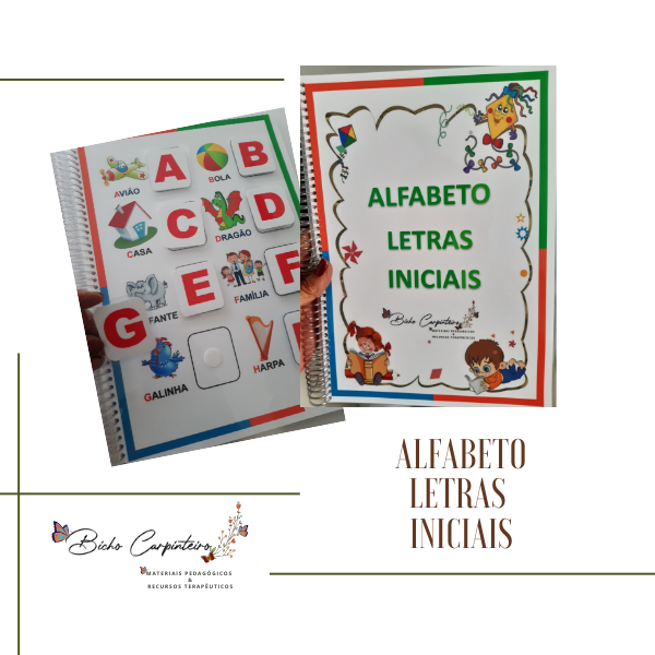 ALFABETO LETRAS INICIAIS - Bicho Carpinteiro Materiais Pedagógicos ...