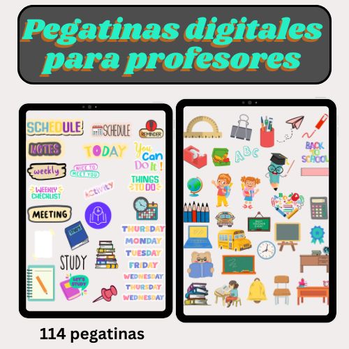 114 Calcomanías Digitales para Planificadores de Profesores | Organ...