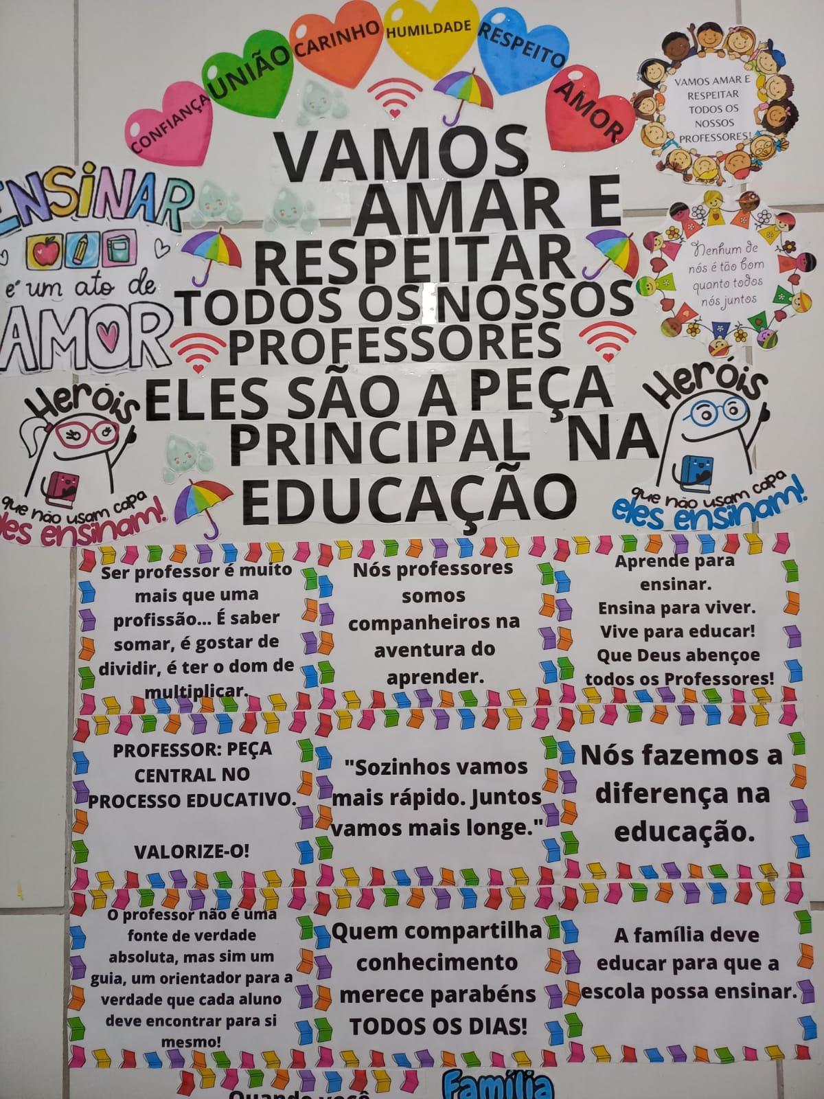 Painel Respeito aos Professores ️