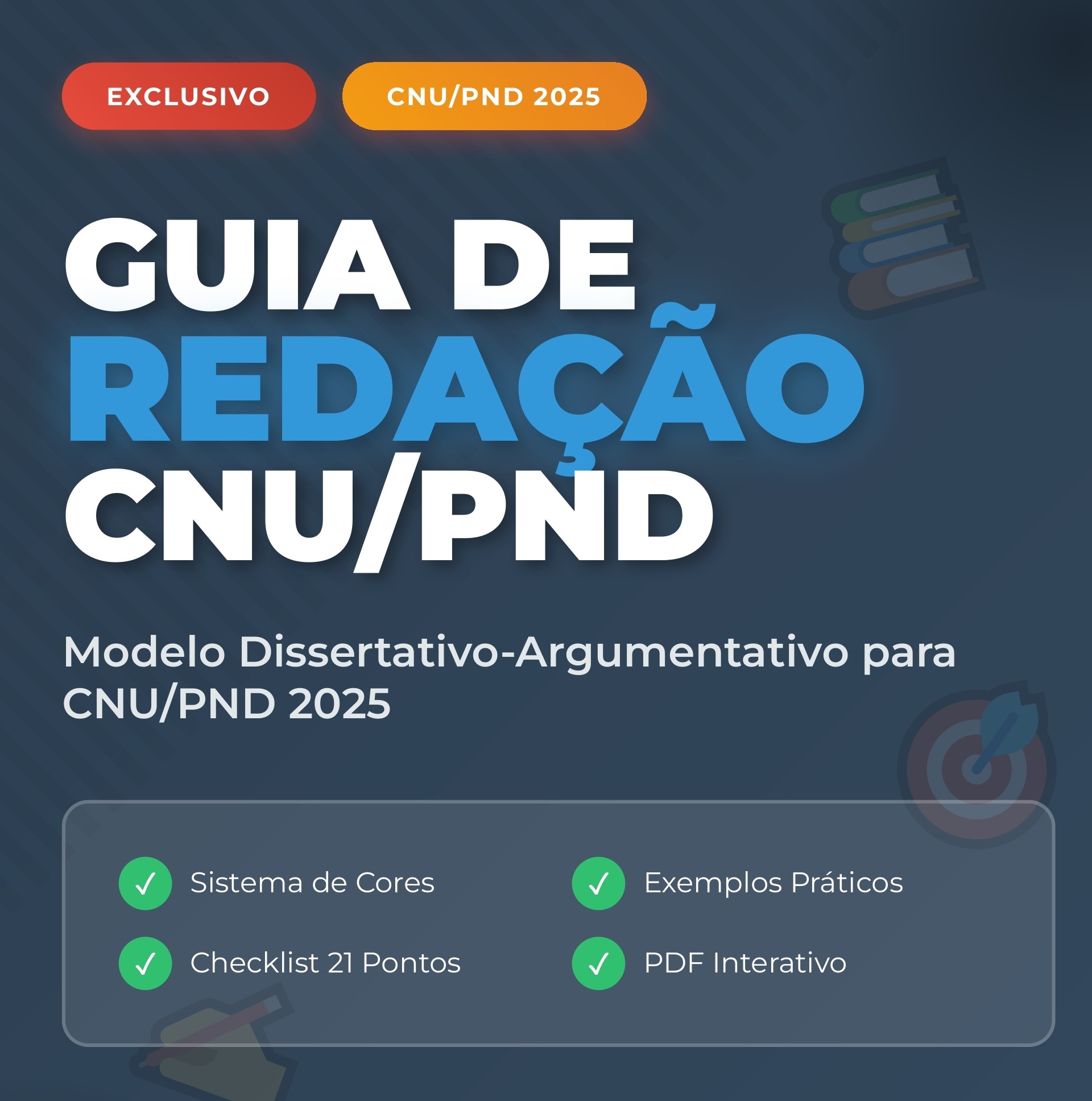 Guia Completo de Redação CNU/PND - Método Aprovação - Ábner Eylan M...