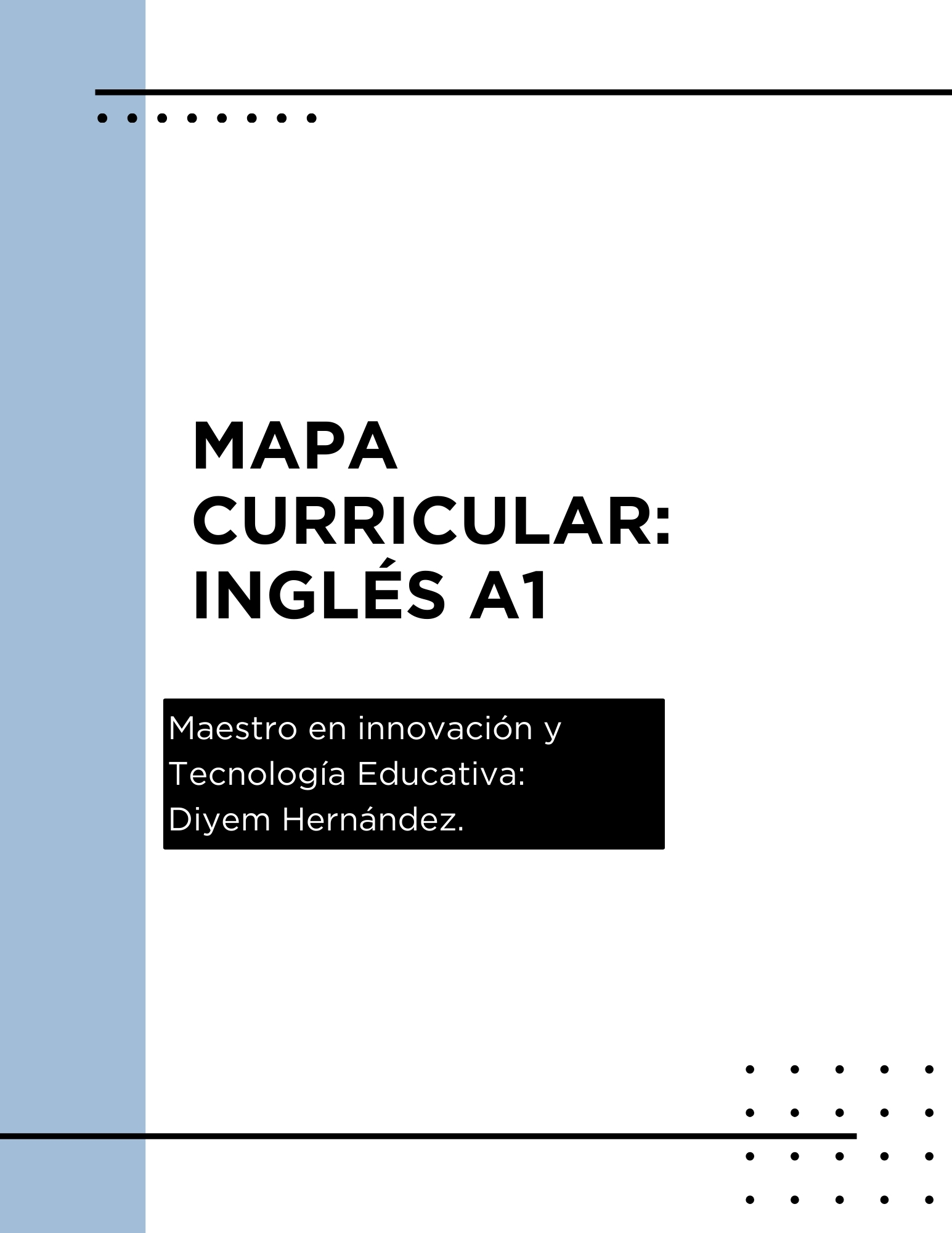 Programa de Estudios Inglés A1 - DIyem de Jesus Hernández Pérez
