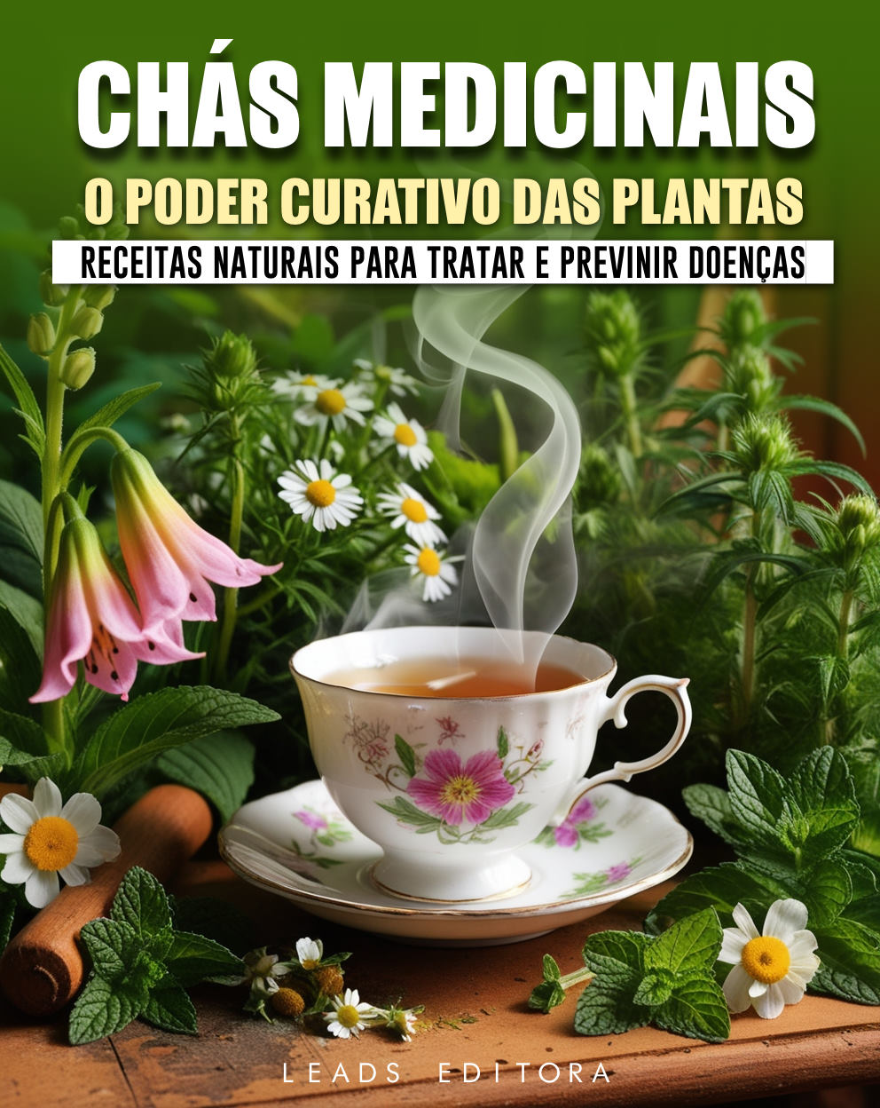 Chás Medicinais: O Poder Curativo das Plantas - Receitas Naturais p...