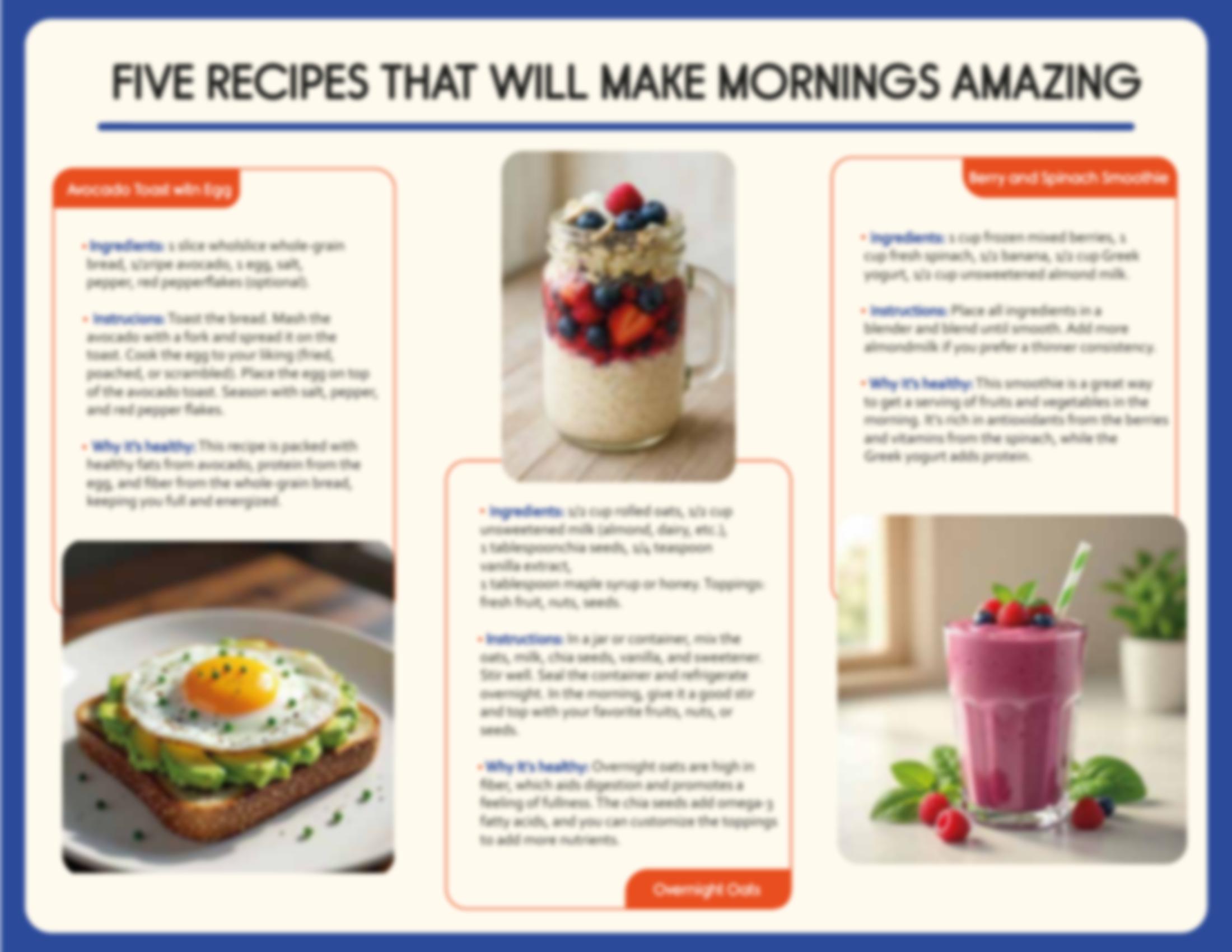 FIVE RECIPES THAT WILL MAKE MORNINGS AMAZING | Hotmart