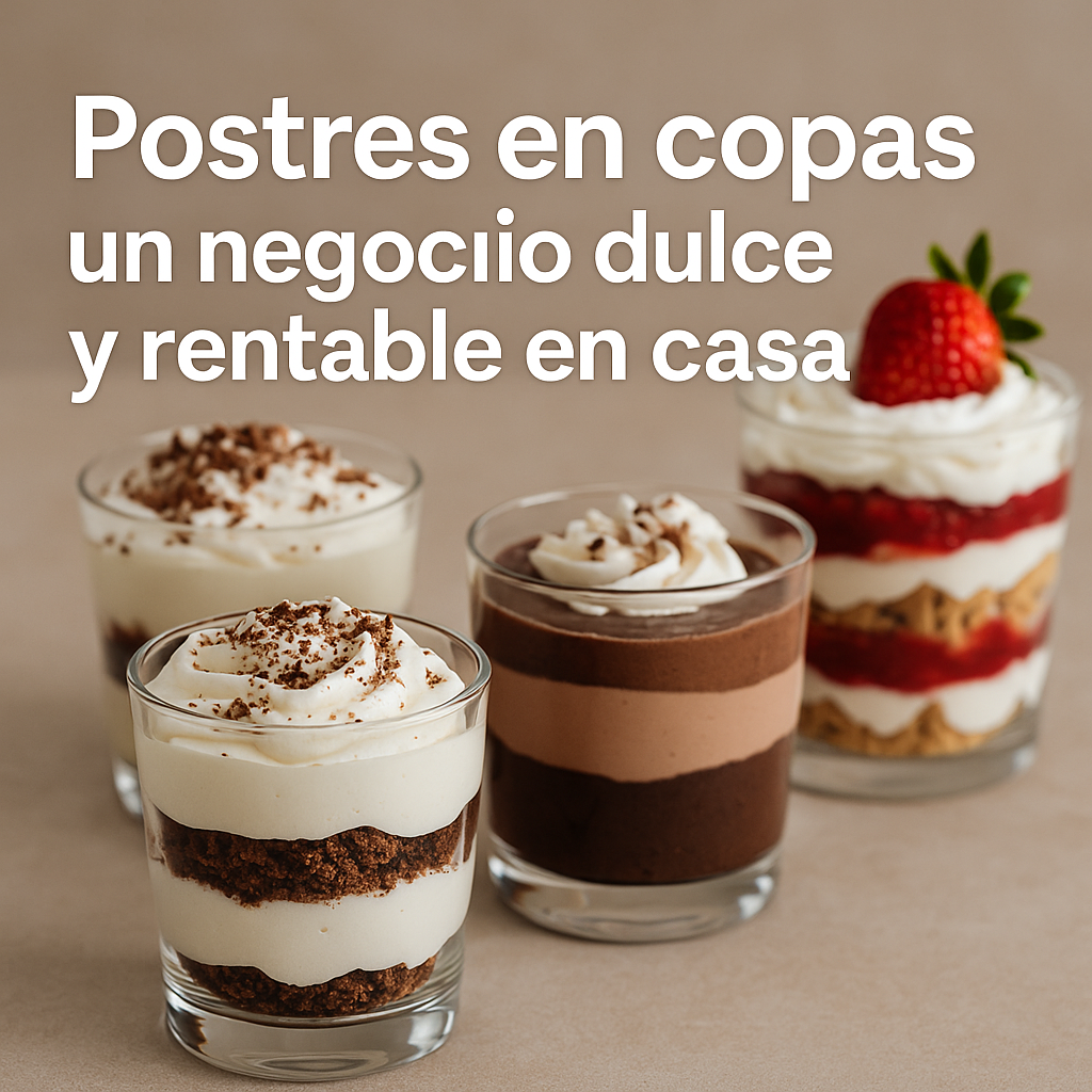 Postres en copas: un negocio dulce y rentable en casa - Lais da Cos...