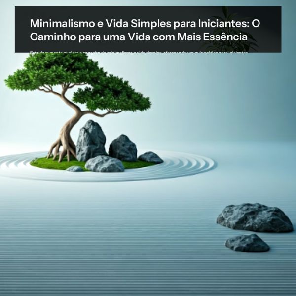 Minimalismo e Vida Simples para Iniciantes: O Caminho para uma Vida com ...