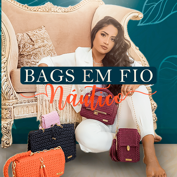 Bags em Fio Náutico - Guilherme Lobão rosa | Hotmart