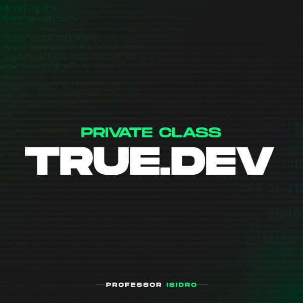 True Dev - Professor Isidro | Hotmart