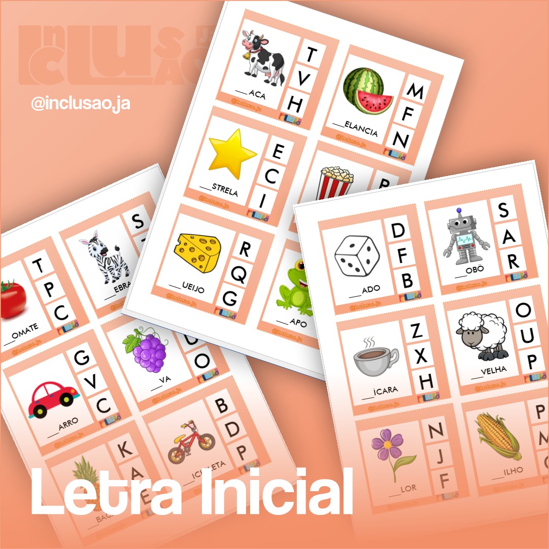 Letra Inicial - CARDS - Natália Rommel | Hotmart