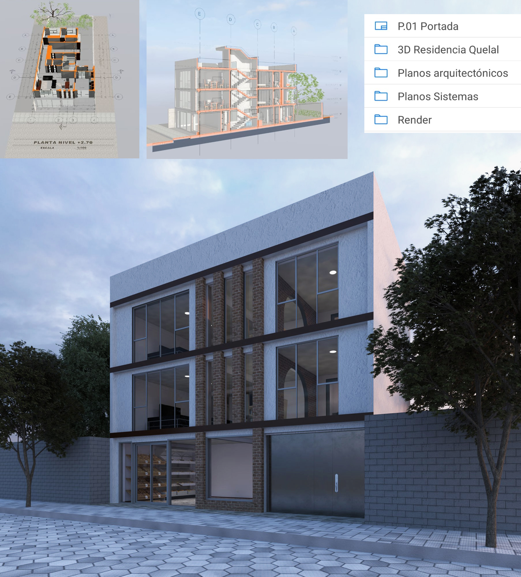 Residencia Multifamiliar 3D Bimx - Krearq | Hotmart