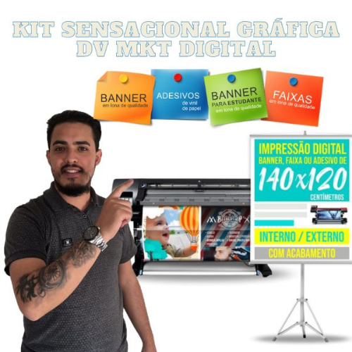 Kit Sensacional Gráfica Dv Mkt Digital