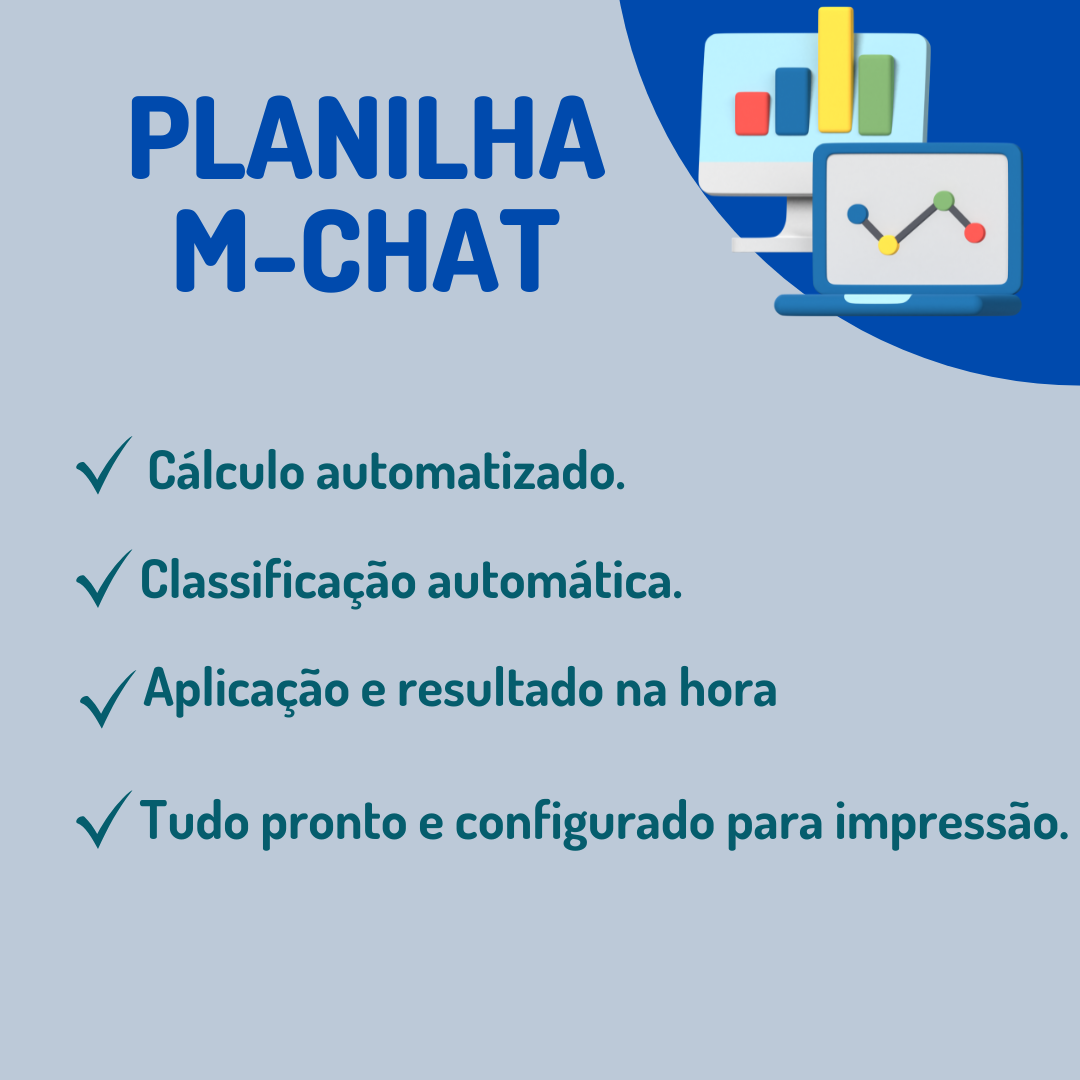Planilha M-CHAT - Soluções para Avaliação e Intervenção Clínica | H...