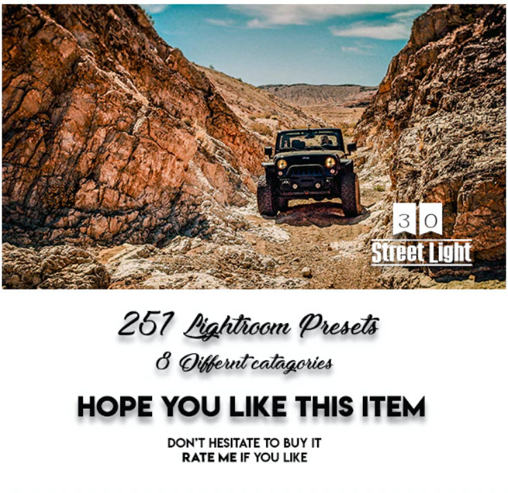 250 ESSENTIAL LIGHTROOM BUNDLE PACK