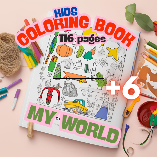 MY BIG COLORING BOOK FOR KIDS AGED 5/6 AND UP: LOTS OF FUN SUBJECTS ...