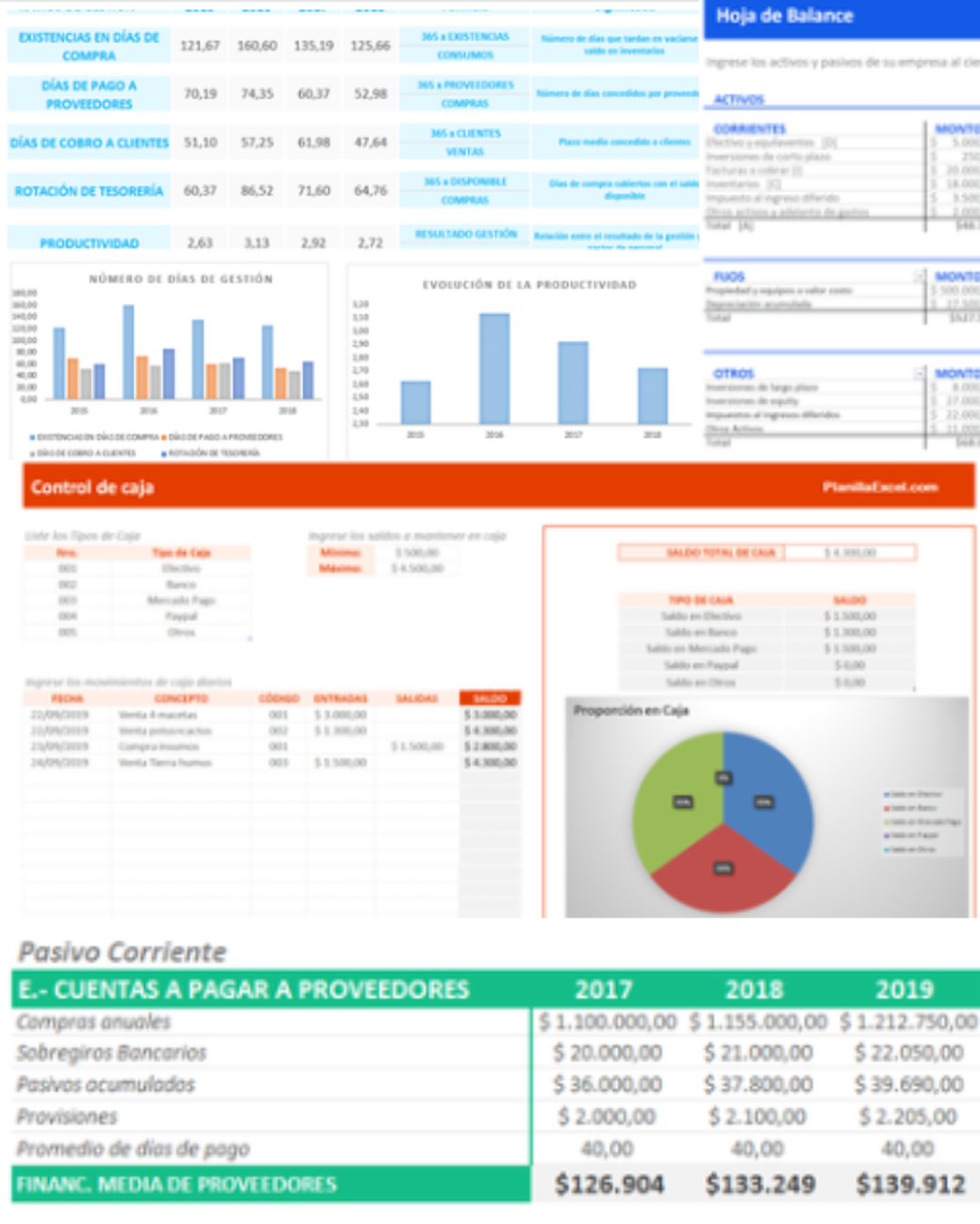 Pack de Plantillas para Contabilidad