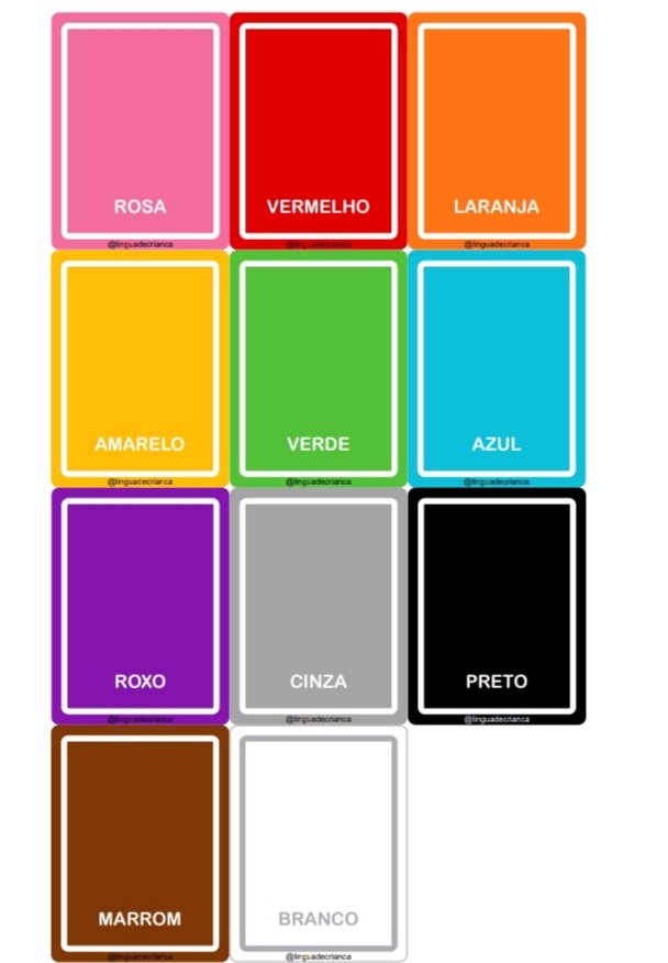 Flashcards Cores - Vika Matos | Hotmart