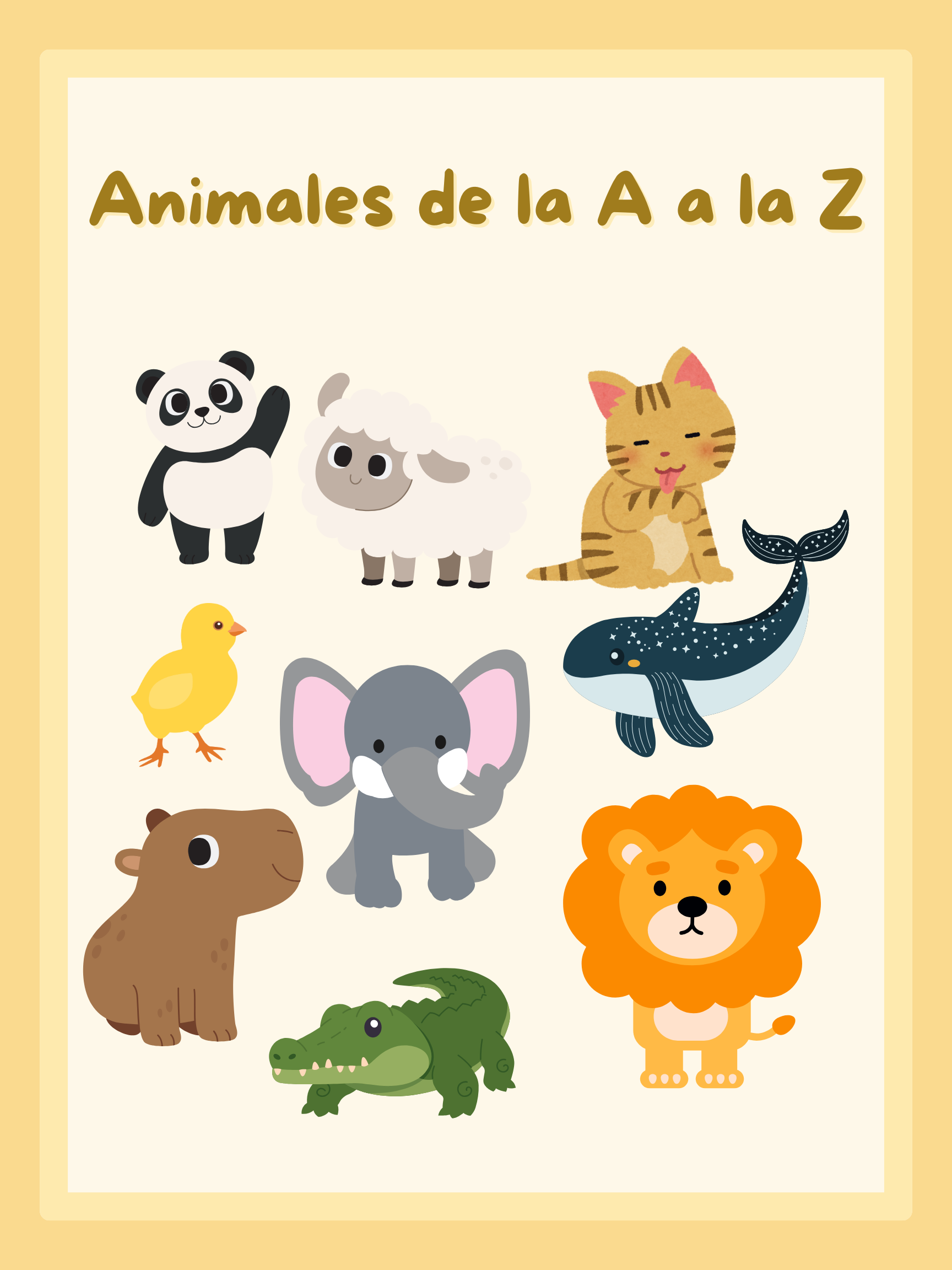 Animales de la A a la Z - Maria Paula Uribe Pineda | Hotmart