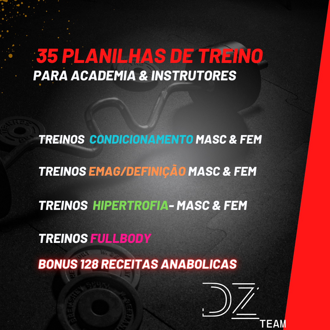 35 Planilhas de Treino - Eduardo Zanarotti | Hotmart