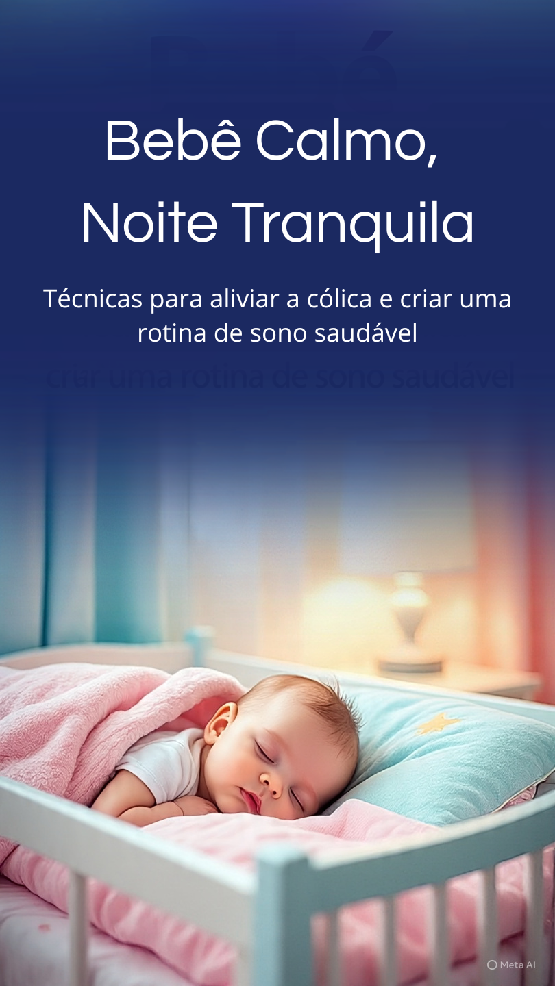 Bebê Calmo, Noite Tranquila: Técnicas para aliviar a cólica e criar...