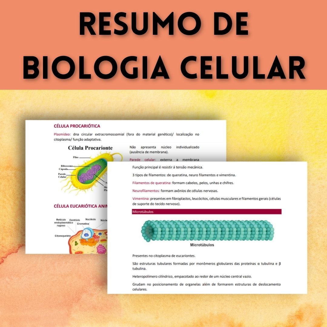 Resumo de Citologia - LARISSA BORGES SILVEIRA COELHO | Hotmart