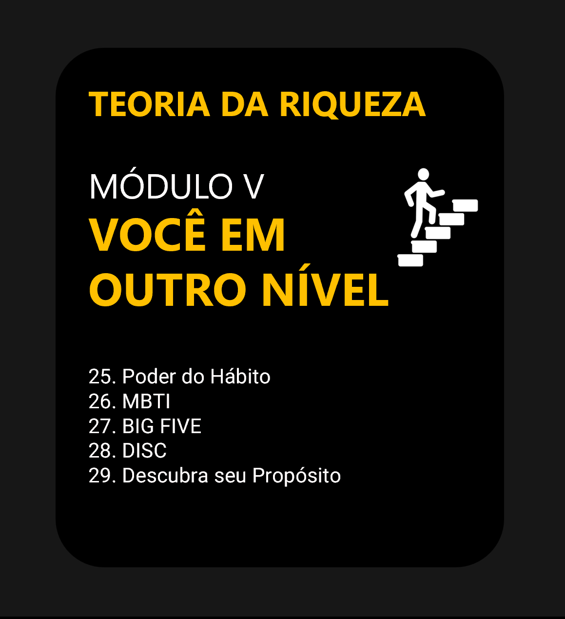 Você em outro nível - Módulo V (Treinamento Teoria da Riqueza) - Ro...