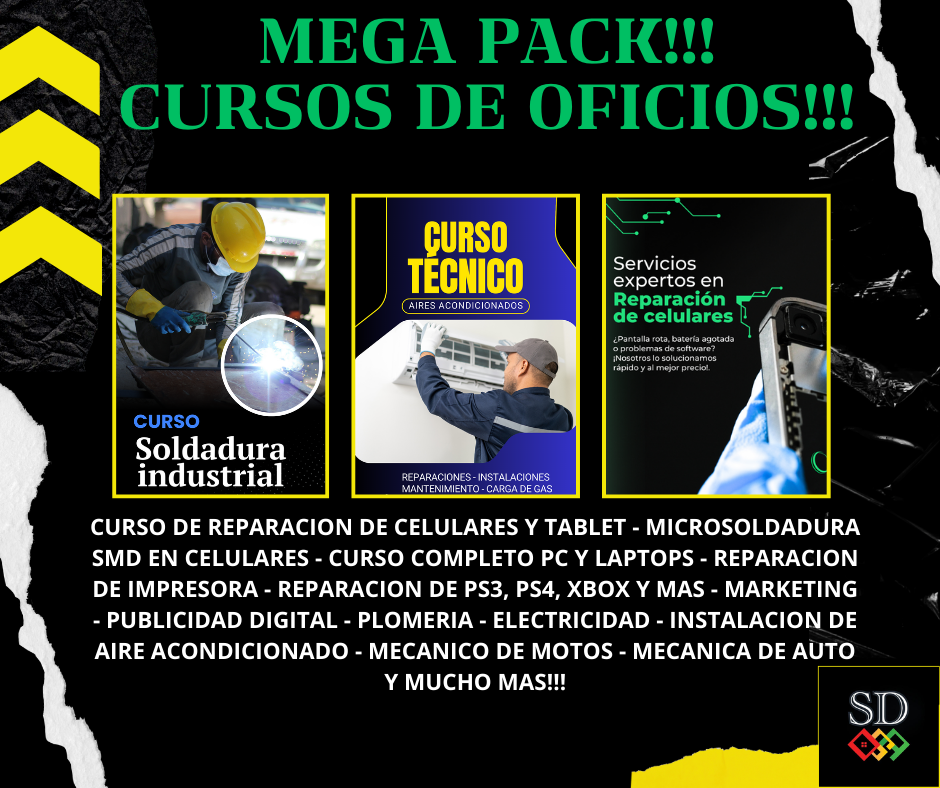 MEGAPACKS - CURSOS DE OFICIOS