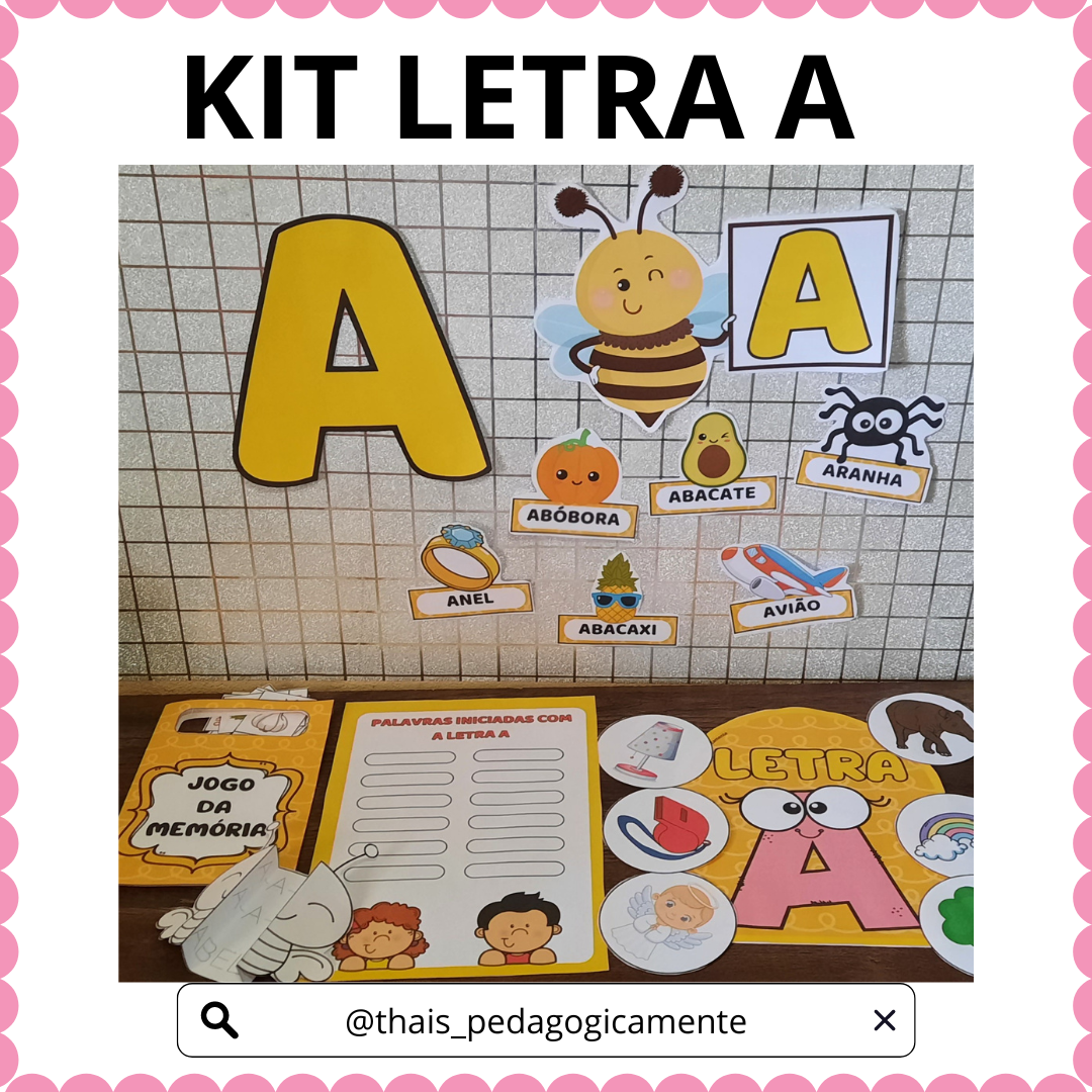 KIT LETRA A - THAIS FERNANDA DE PAULA ANTUNES | Hotmart