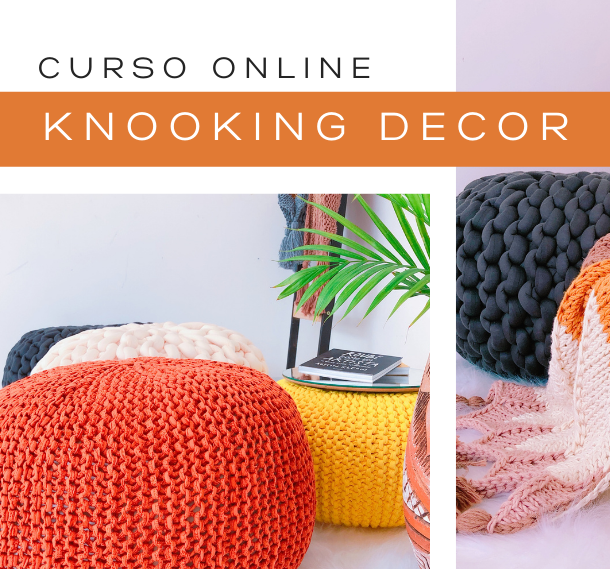 KNOOKING Decor - O seu Curso de Knooking! - Maristela Barbosa de Je...