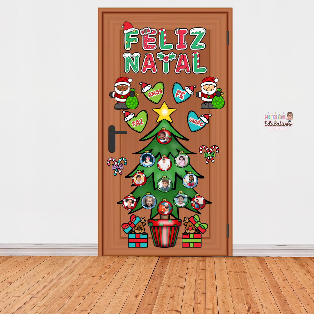 DECORAÇÃO DE PORTA NATALINA - Maria Natalia Rodrigues Duarte | Hotmart