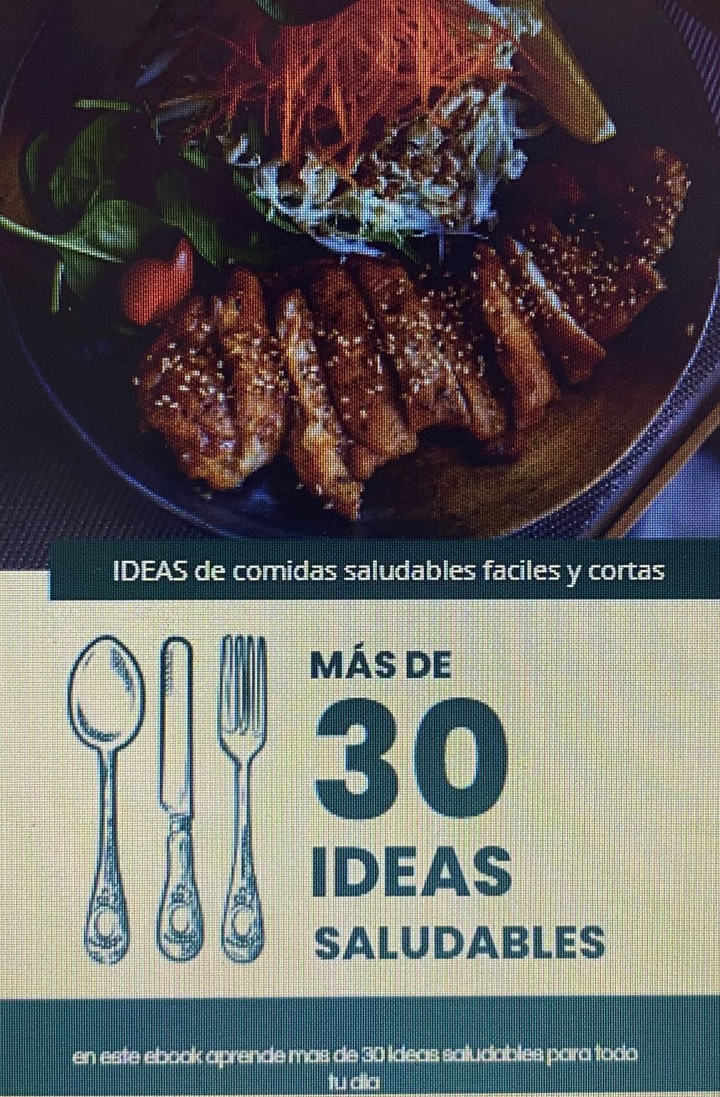 MAS DE 30 IDEAS DE RECETAS SALUDABLES - Mateo serna | Hotmart