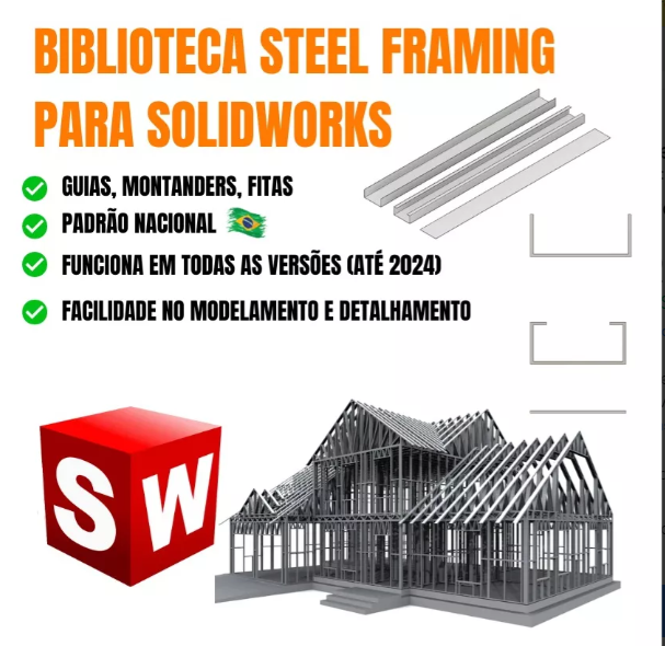 Biblioteca De Perfis Para Steel Framing Para Solidworks - Jaques Le...