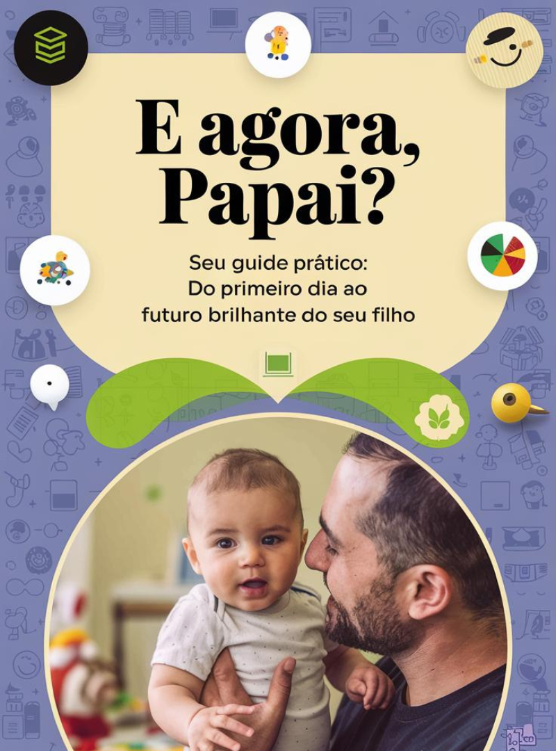E Agora, Papai? Seu Guia Prático: Do Primeiro Dia ao Futuro Brilhante do Seu Filho