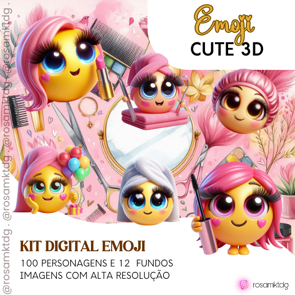 KIT DIGITAL - Emoji - @rosamktdg | Hotmart