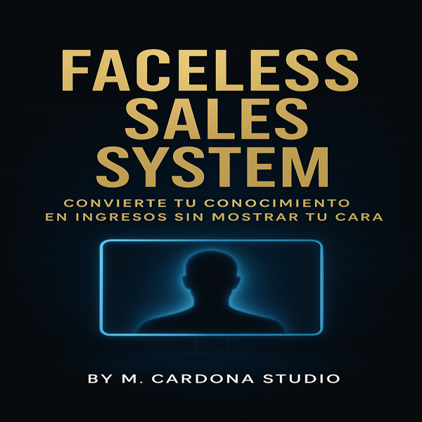 Sistema de ventas sin rostro / Faceless sales system - M. Cardona S...