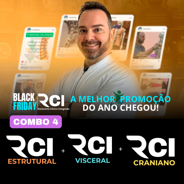 COMBO 4 - RCI Estrutural + RCI Visceral + RCI Craniano